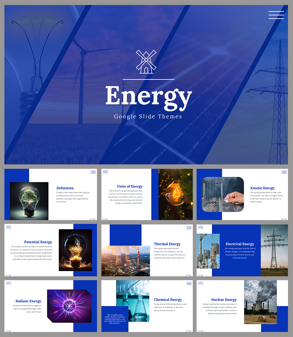 Explore Energy Google Slides and PowerPoint Templates
