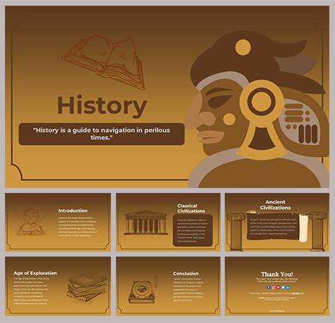 Google Slides Templates For History PowerPoint Presentation