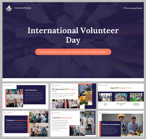 International Volunteer Day PPT and Google Slides Templates