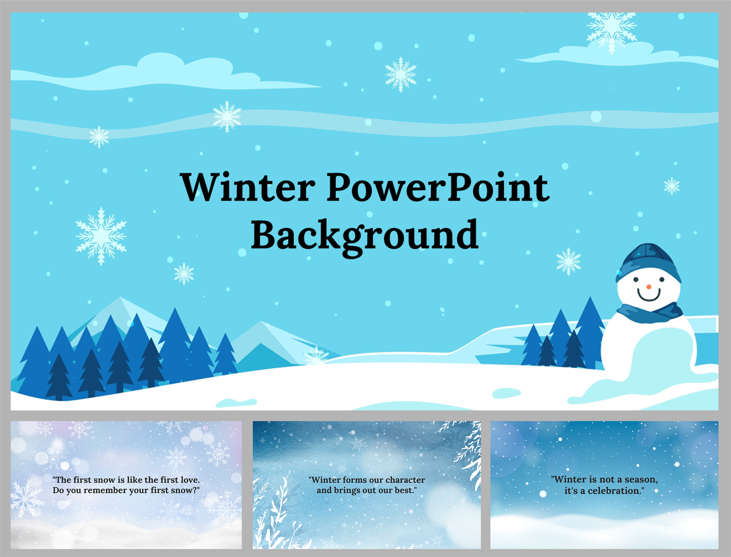 Winter Powerpoint Backgrounds