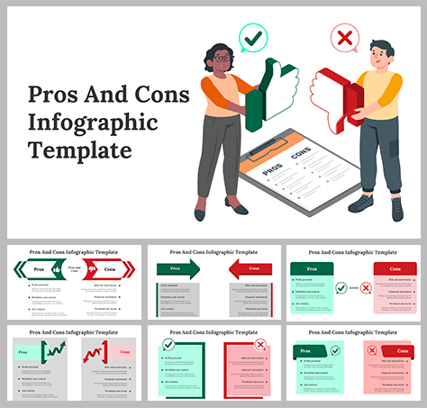 Pros and Cons Infographic PPT and Google Slides Themes