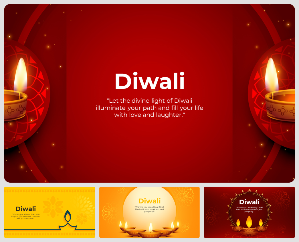 Diwali Background Designs PPT and Google Slides Templates