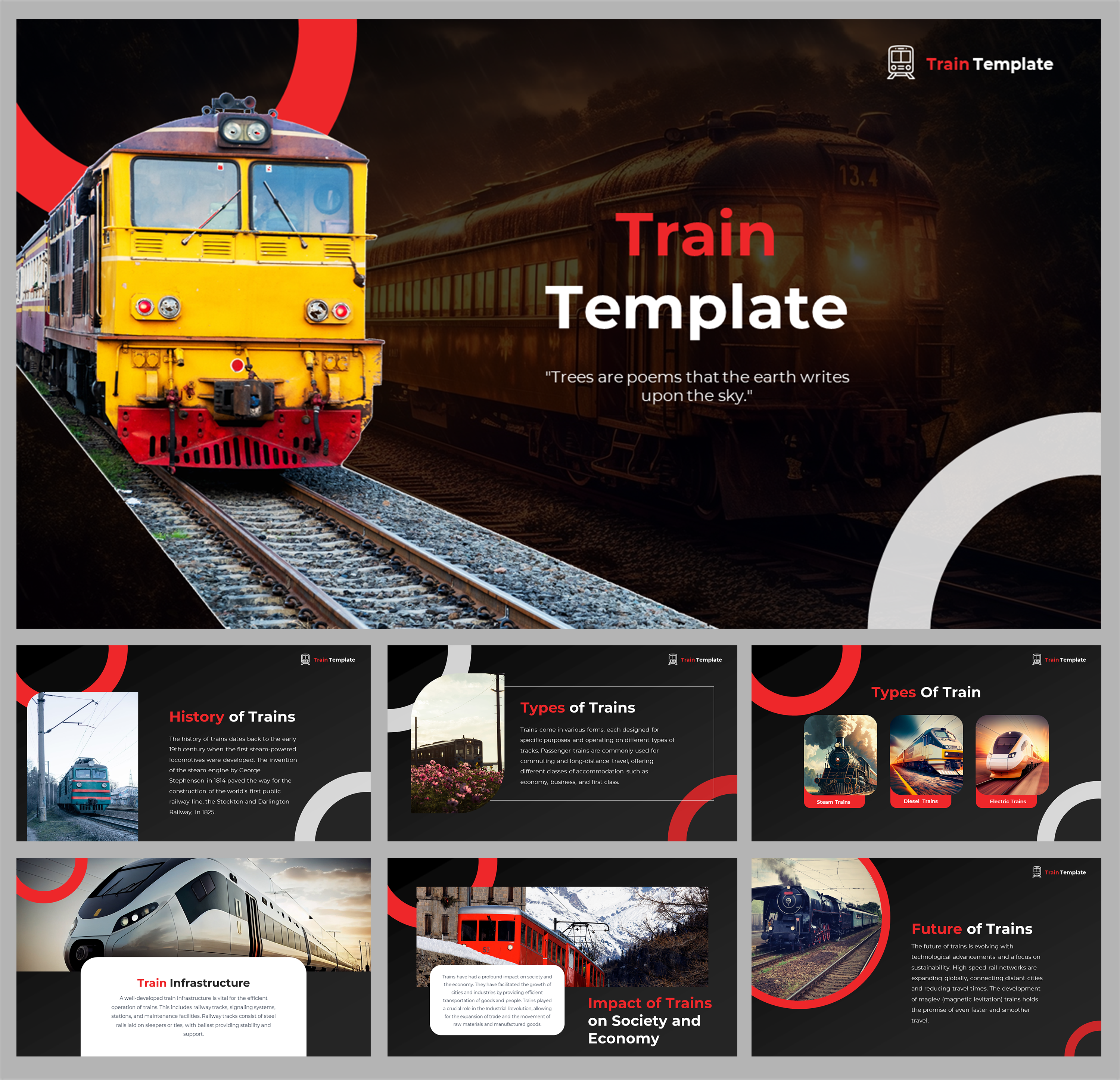 Get Now! Train PowerPoint Presentation And Google Slides