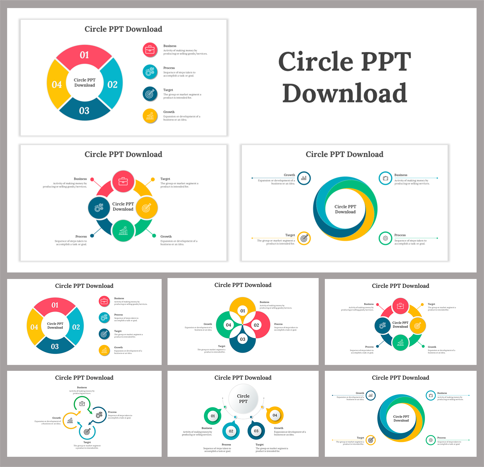 Circle PowerPoint Presentation And Google Slides Themes