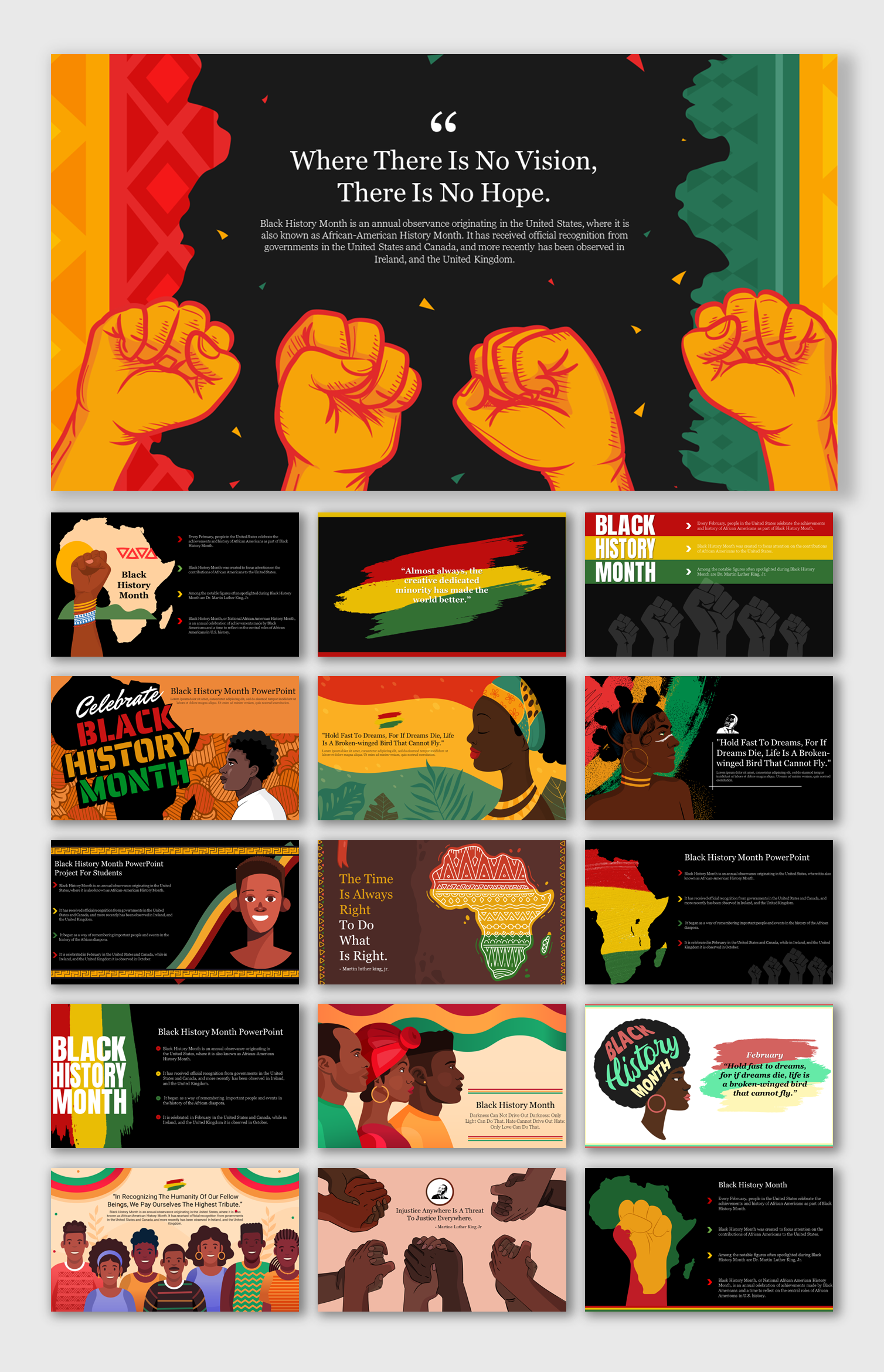 Best Black History Month PowerPoint Template And Google Slides