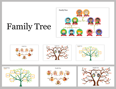 Family Tree PowerPoint Presentation and Google Slides Themes