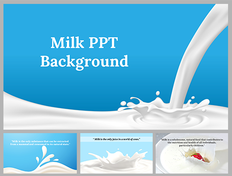 Milk Template Powerpoint Free Milk PowerPoint Template