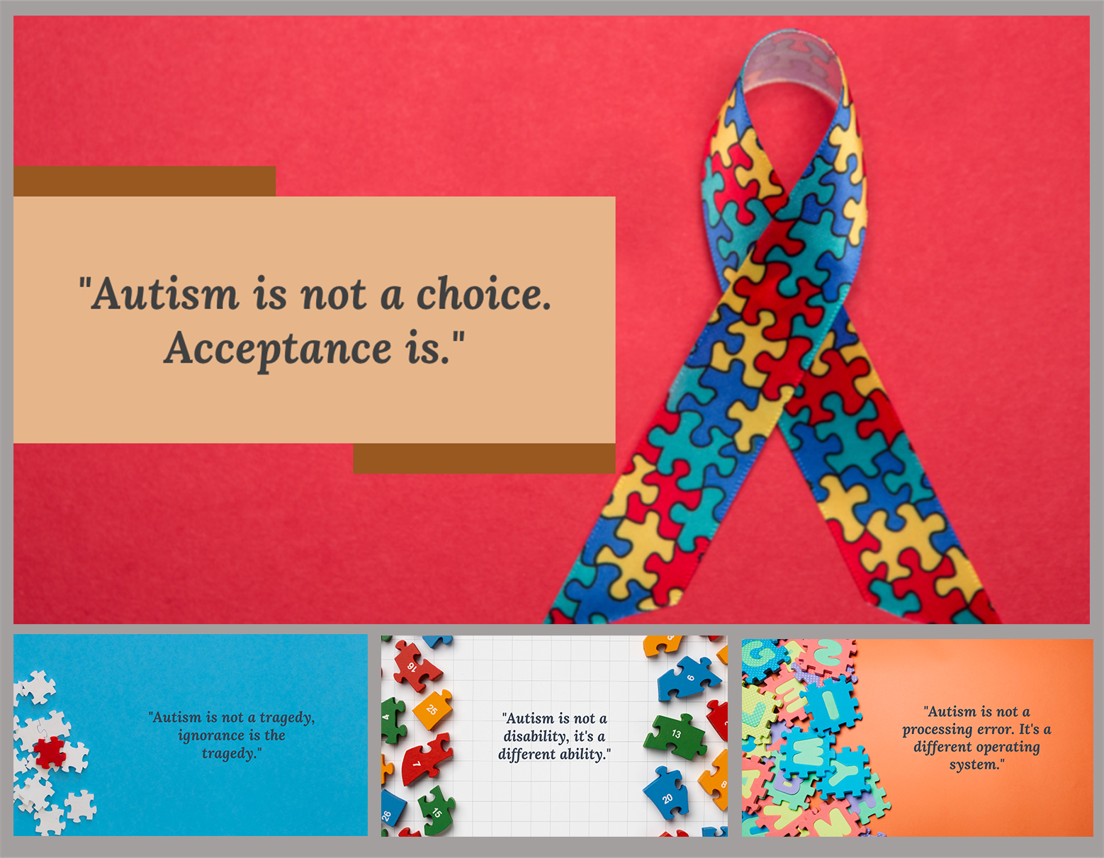 Autism Background PowerPoint And Google Slides Templates
