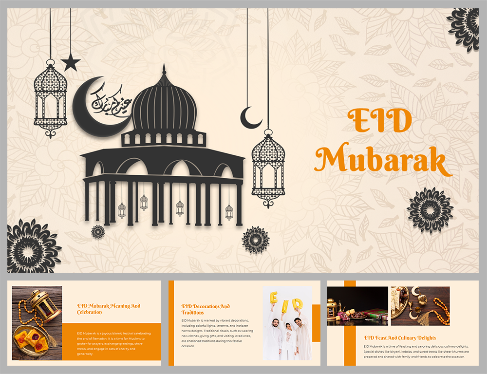 Eid Mubarak PPT Presentation And Google Slides Themes