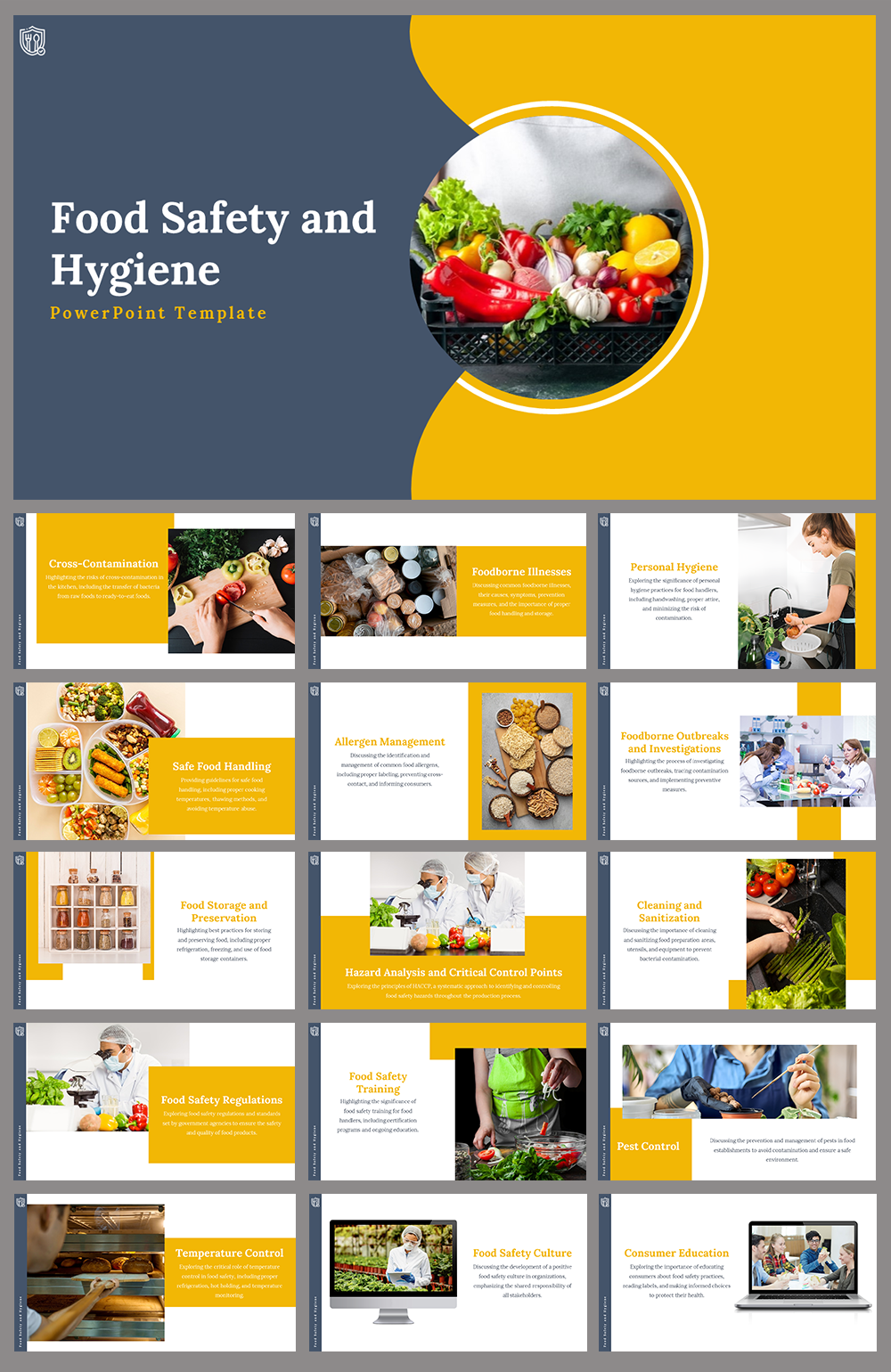Food Safety And Hygiene Presentation and Google Slides