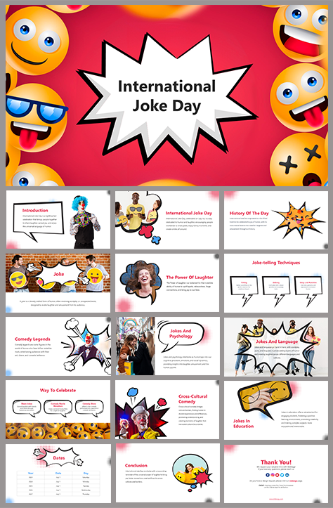 International Joke Day PPT and Google Slides Templates
