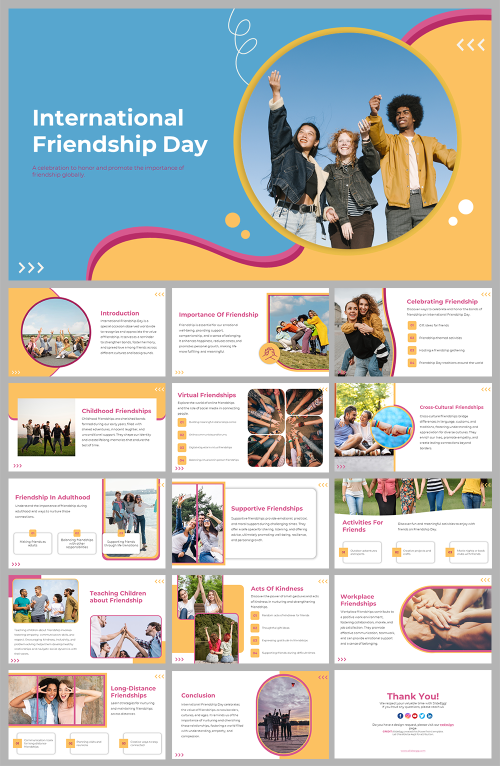 Buy this International Friendship Day Google Slides Themes