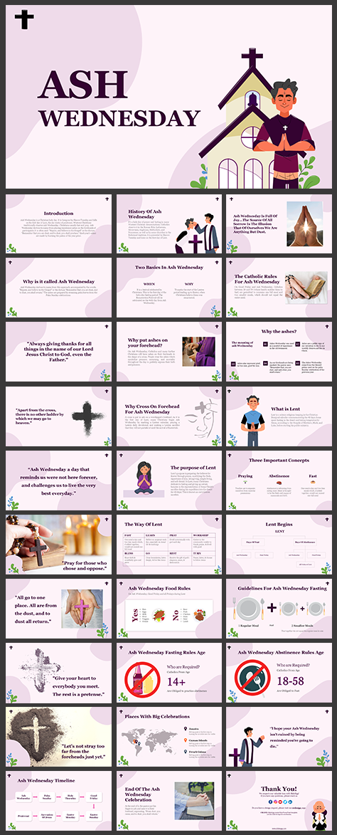 Buy Now! Ash Wednesday PPT And Google Slides Templates