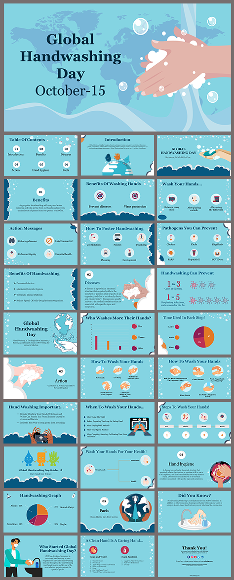 Explore Now! Global Handwashing Day PowerPoint Slides