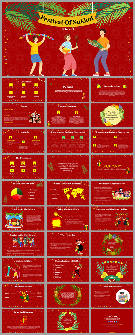 Festival Of Sukkot PPT And Google Slides Templates