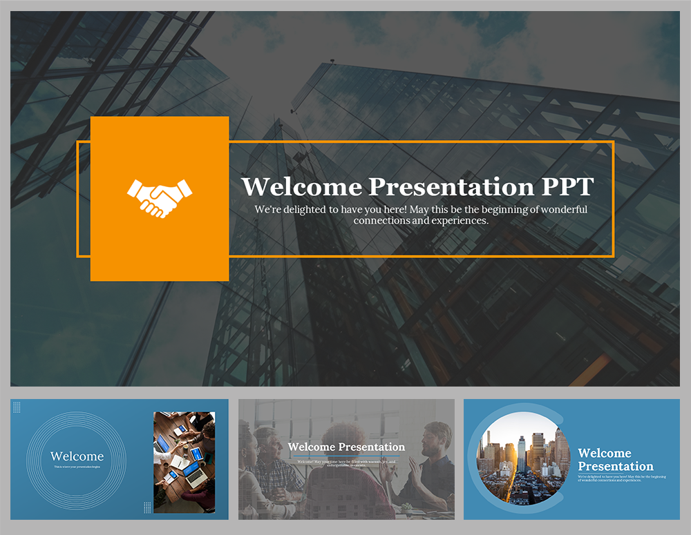 Buy Now! Welcome PowerPoint and Google Slides Templates