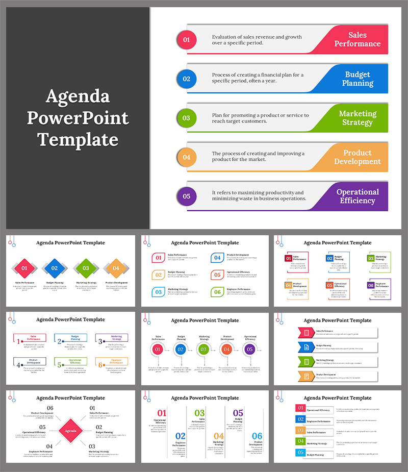 Explore Agenda PowerPoint and Google Slides Templates