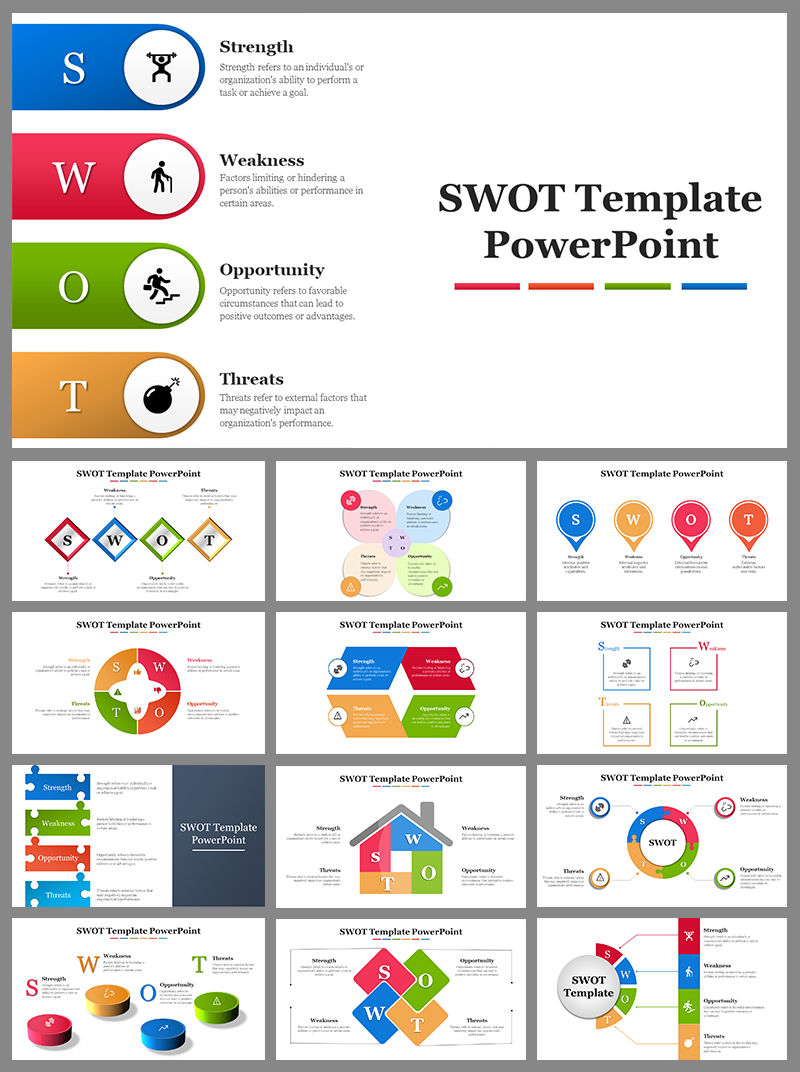 Download SWOT PowerPoint and Google Slides Templates