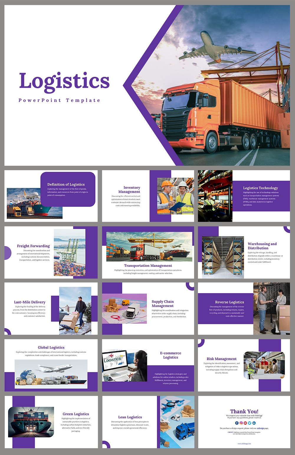 Explore Logistics PowerPoint Template and Google Slides Themes