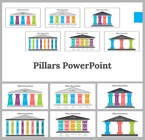 Pillars PowerPoint Presentation And Google Slides Templates