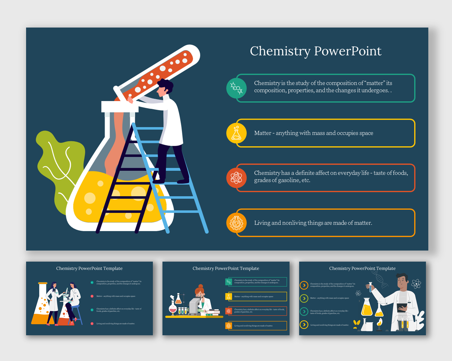 Download Our Chemistry PowerPoint and Google Slides Themes