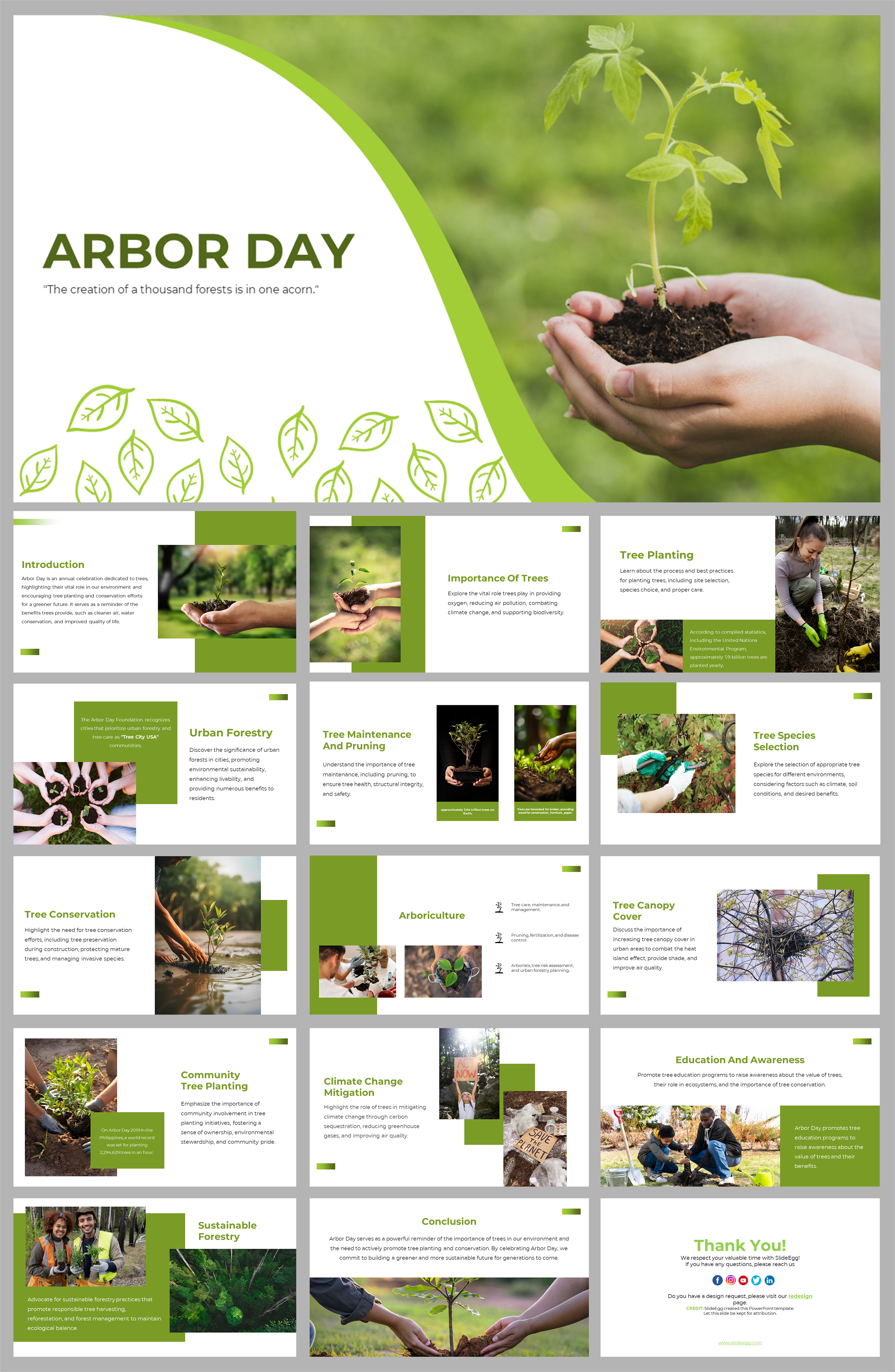 Arbor Day PPT Presentation and Google Slides Themes
