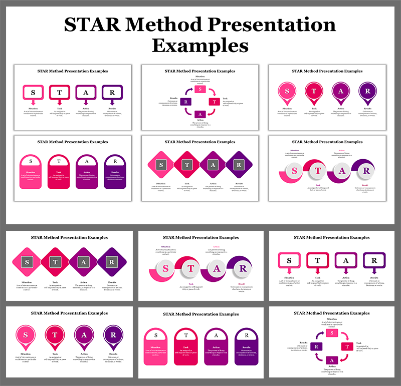 STAR Method Examples PowerPoint and Google Slides Themes