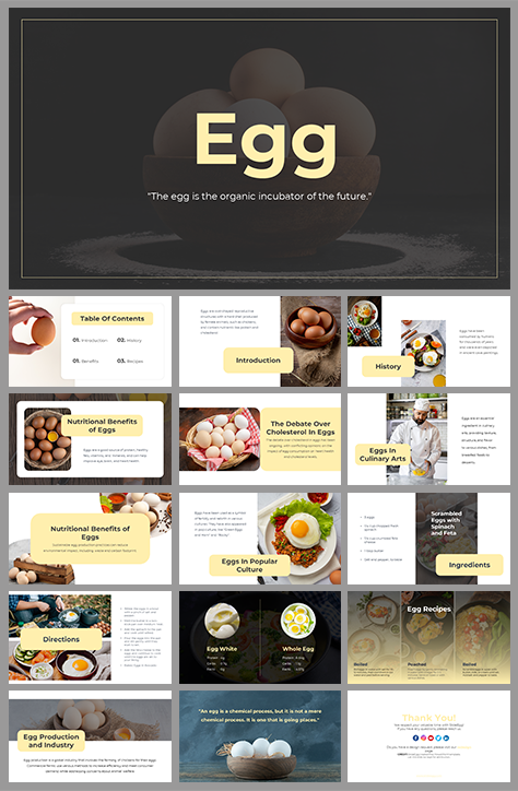 Egg PowerPoint Presentation And Google Slides Themes