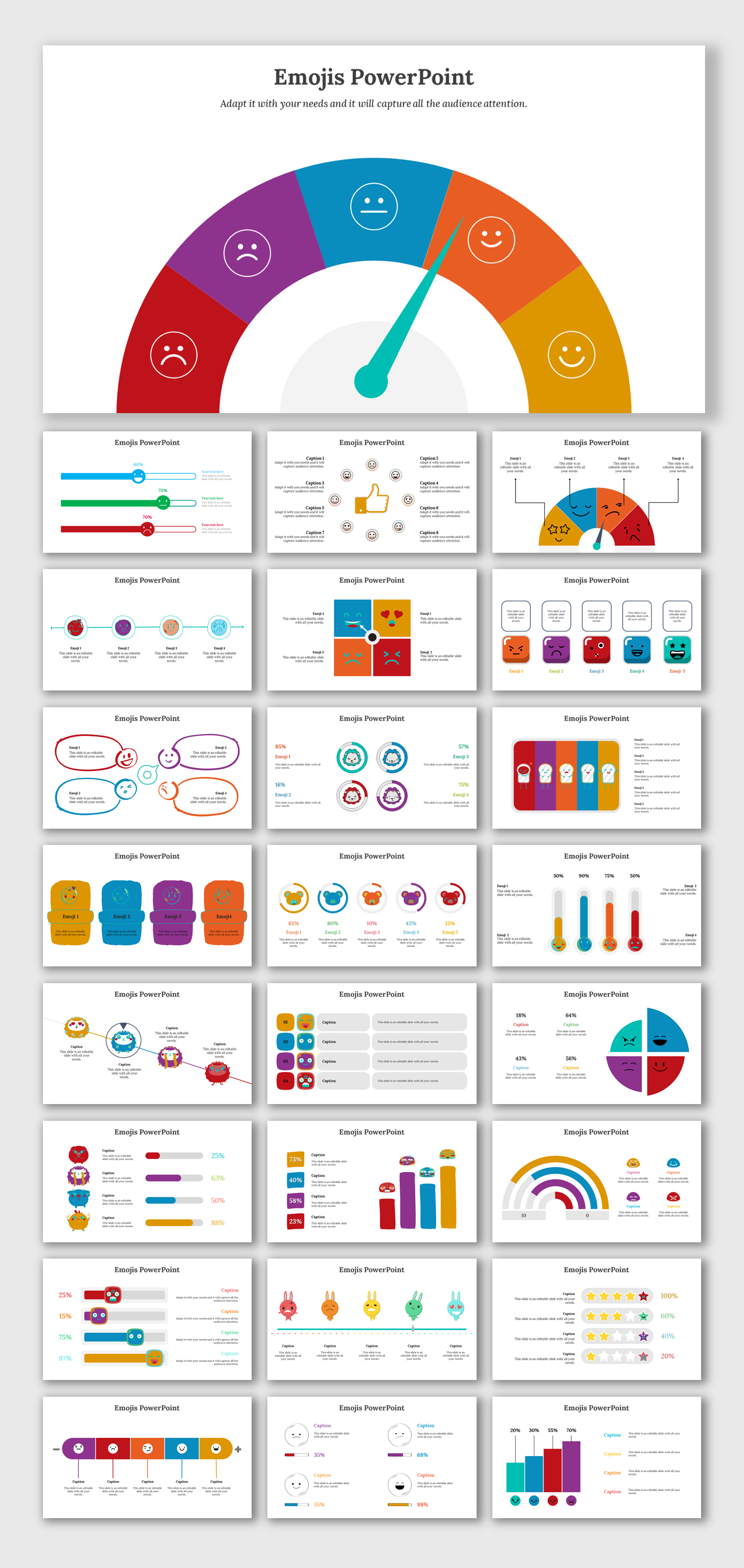Download This Emojis PowerPoint And Google Slides Templates