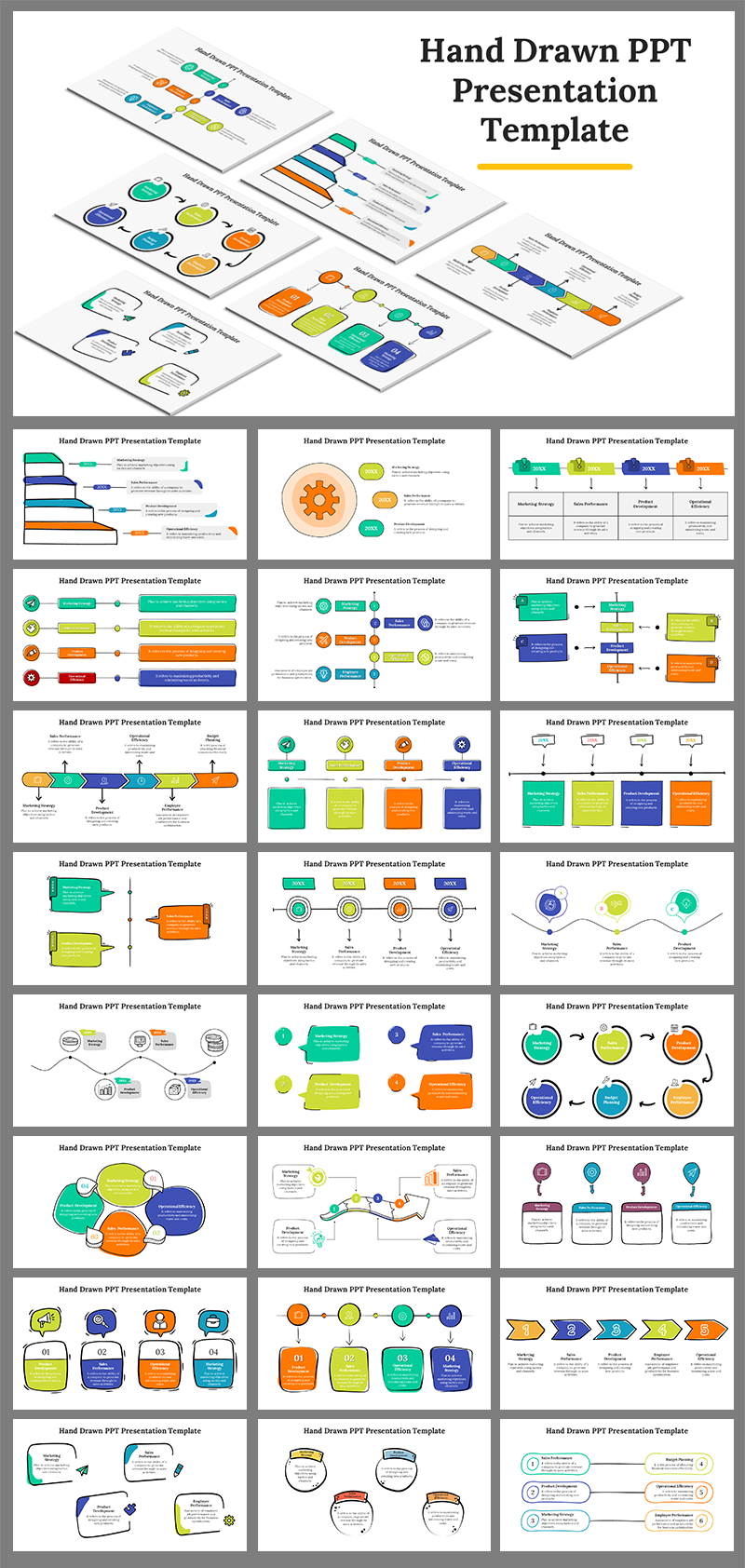 Discover Hand Drawn PowerPoint and Google Slides Templates