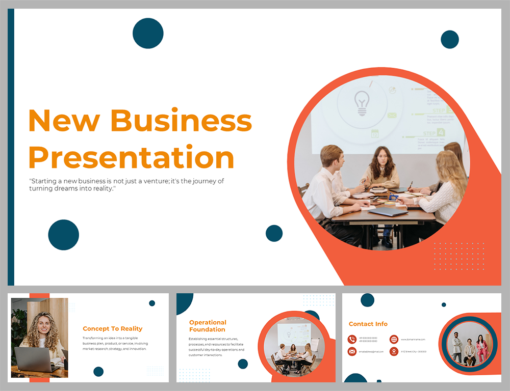 Buy New Business Presentation template for PPT & Google Slides