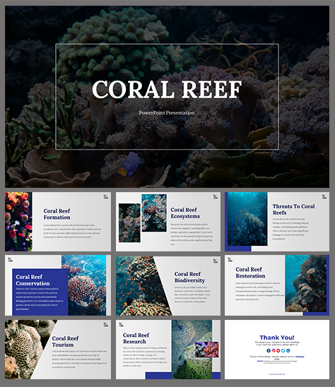 Explore Coral Reef PowerPoint And Google Slides Templates