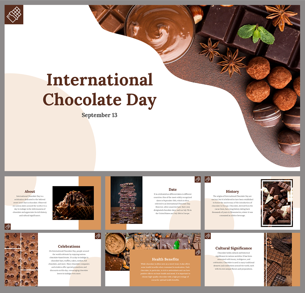 International Chocolate Day PPT and Google Slides Templates