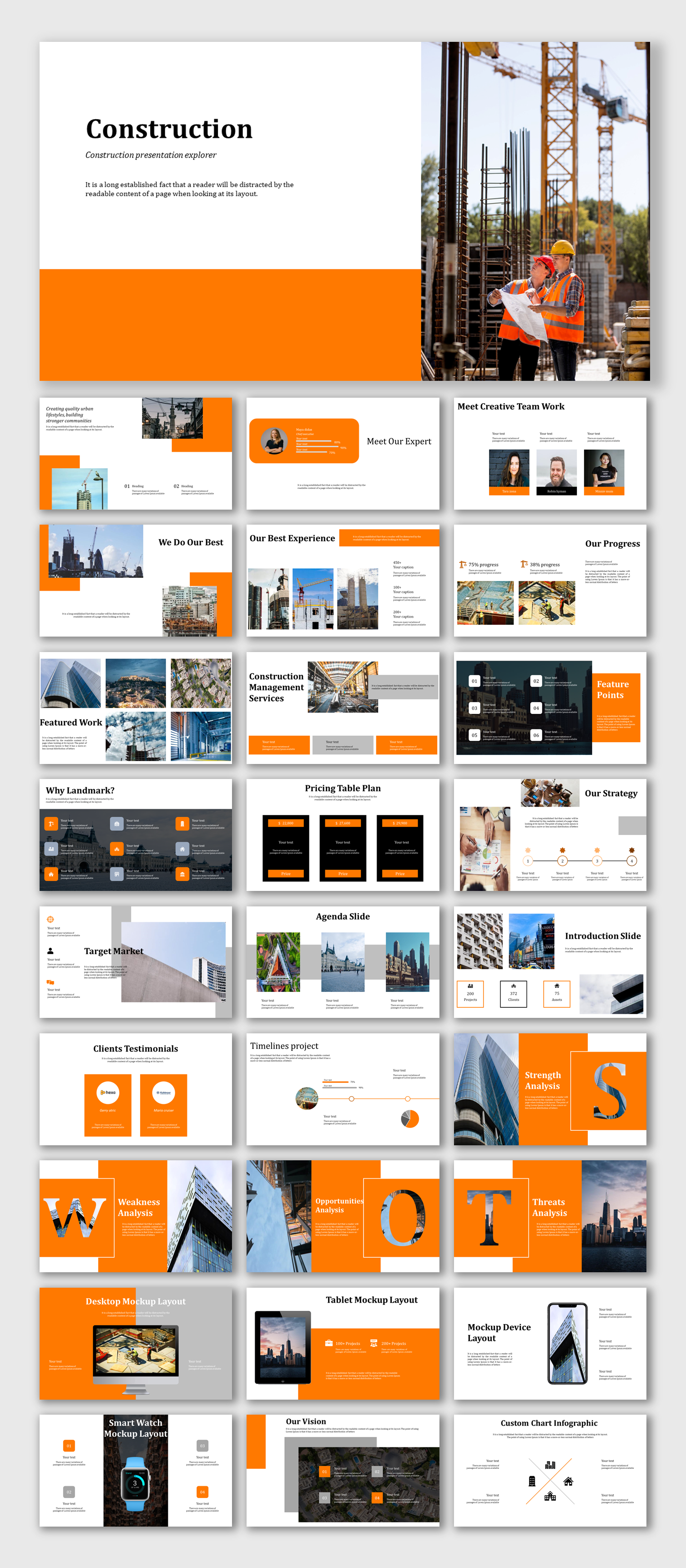 Explore Construction PowerPoint And Google Slides Themes