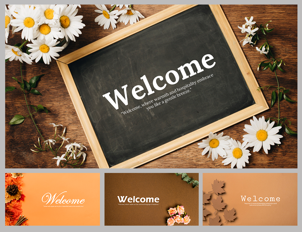 Welcome Backgrounds For Powerpoint Welcome PowerPoint Templates,