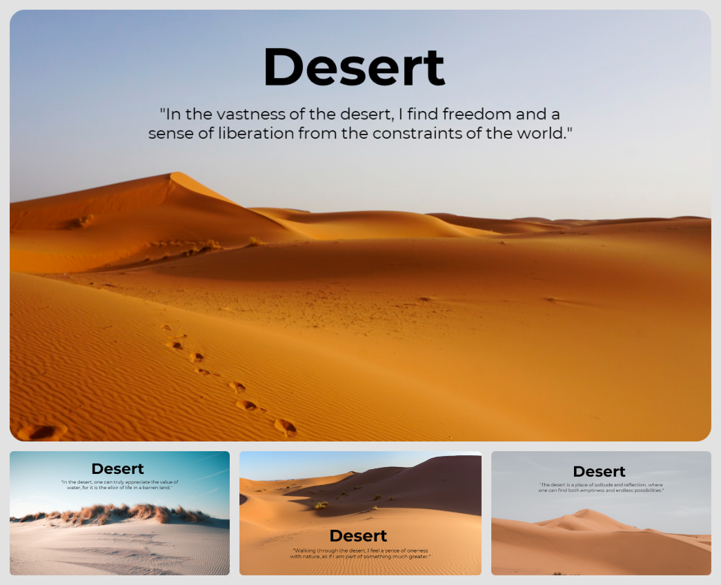 Desert Background PowerPoint and Google Slides Themes