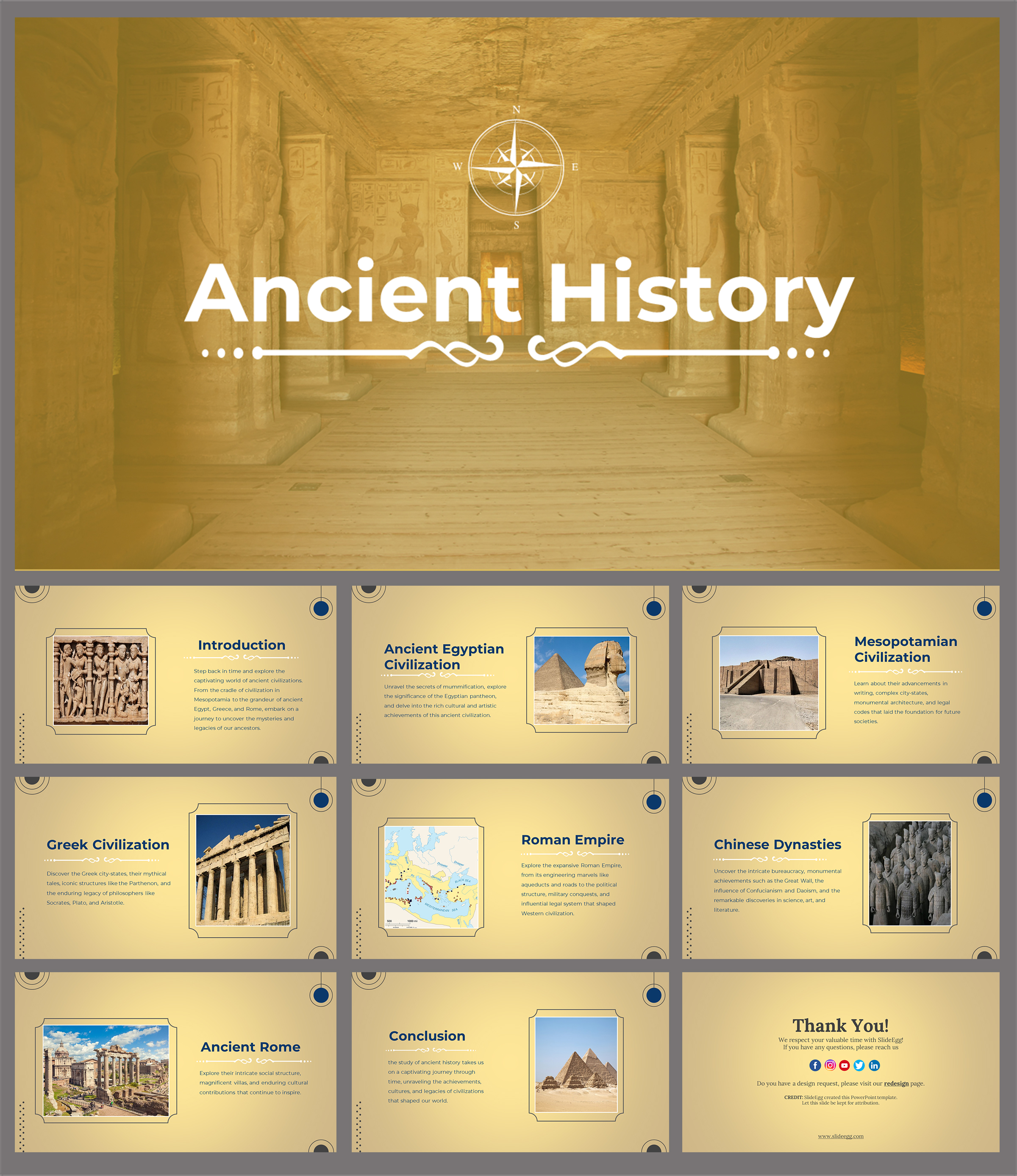 History Powerpoint Template