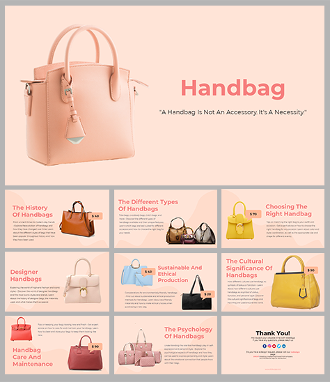 Handbag PowerPoint Presentation And Google Slides Themes