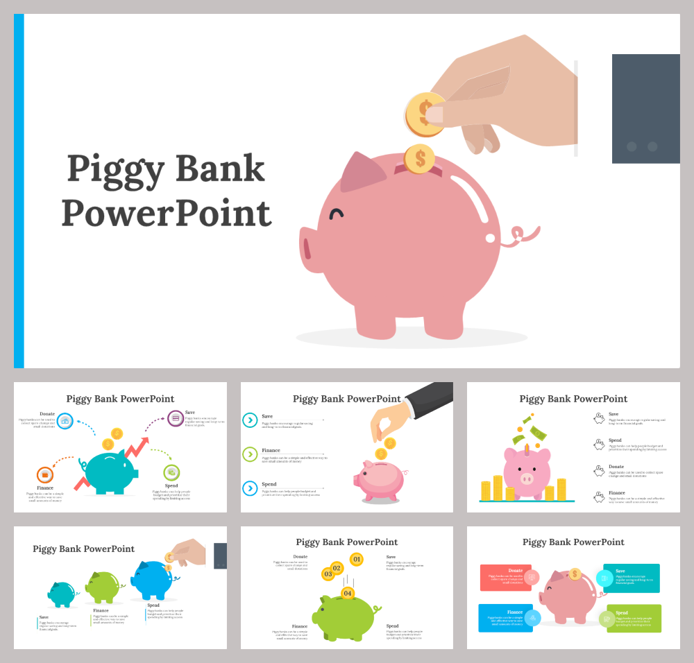 Get Now! Piggy Bank PowerPoint And Google Slides Templates