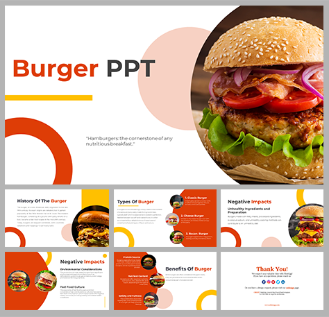 Get Now! Burger PowerPoint And Google Slides Templates