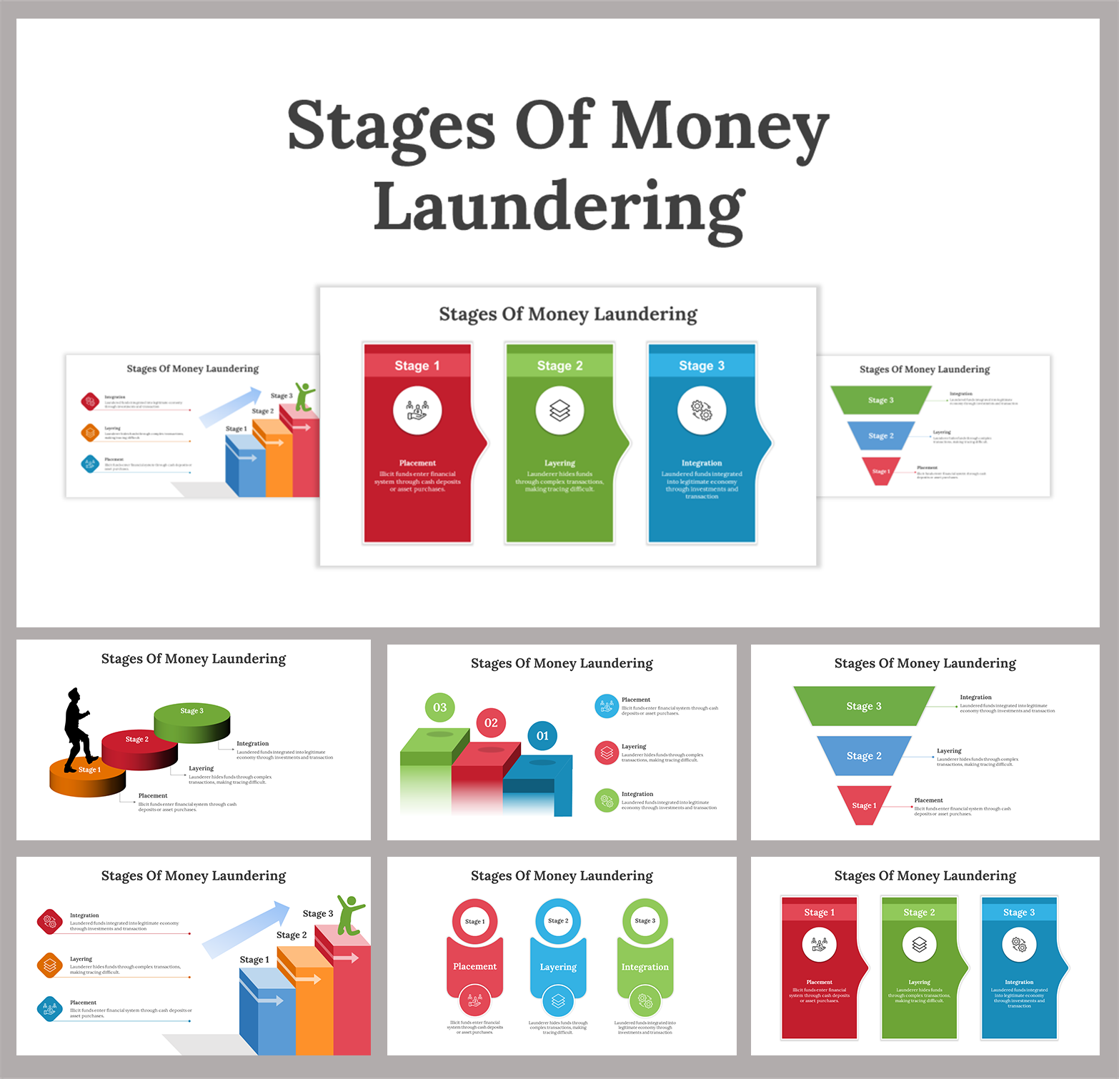 Stages Of Money Laundering PPT And Google Slides Themes