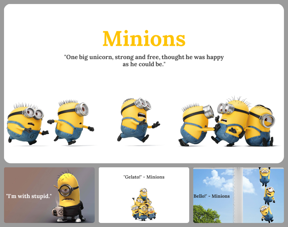 Minions Background PowerPoint and Google Slides Themes