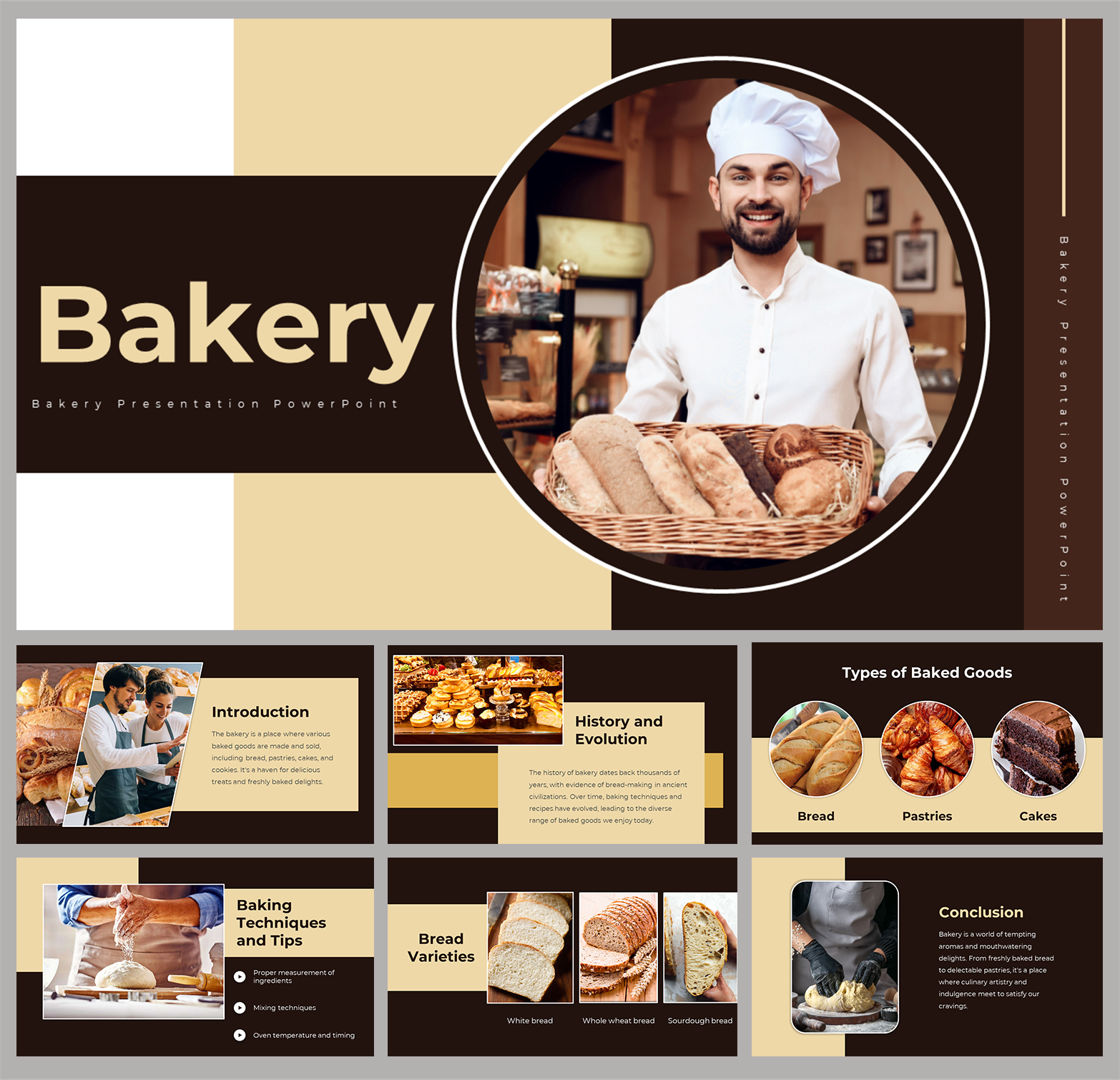 Bakery PPT Presentation And Google Slides Templates