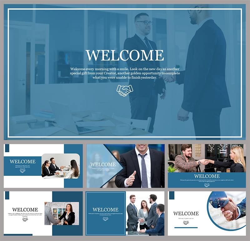 Welcome Images For Presentation and Google Slides Templates