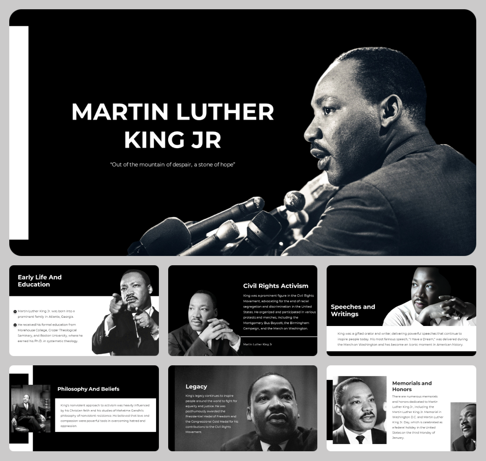 Mlk Powerpoint Backgrounds ShareFaith Media » Martin Luther King Jr