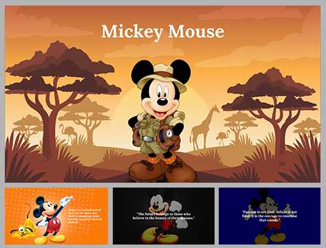 Mickey Mouse Powerpoint Template Mickey Mouse Theme, Mickey Mouse