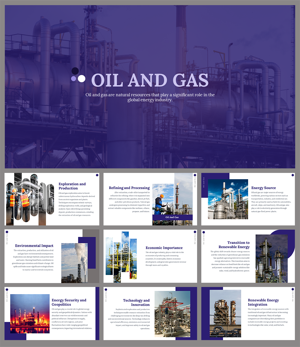 Oil And Gas PowerPoint and Google Slides Templates