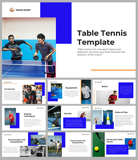 Get Now! Table Tennis PowerPoint And Google Slides
