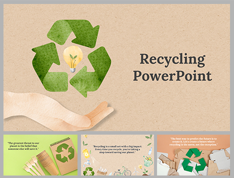 Recycling Background PPT And Google Slides Templates