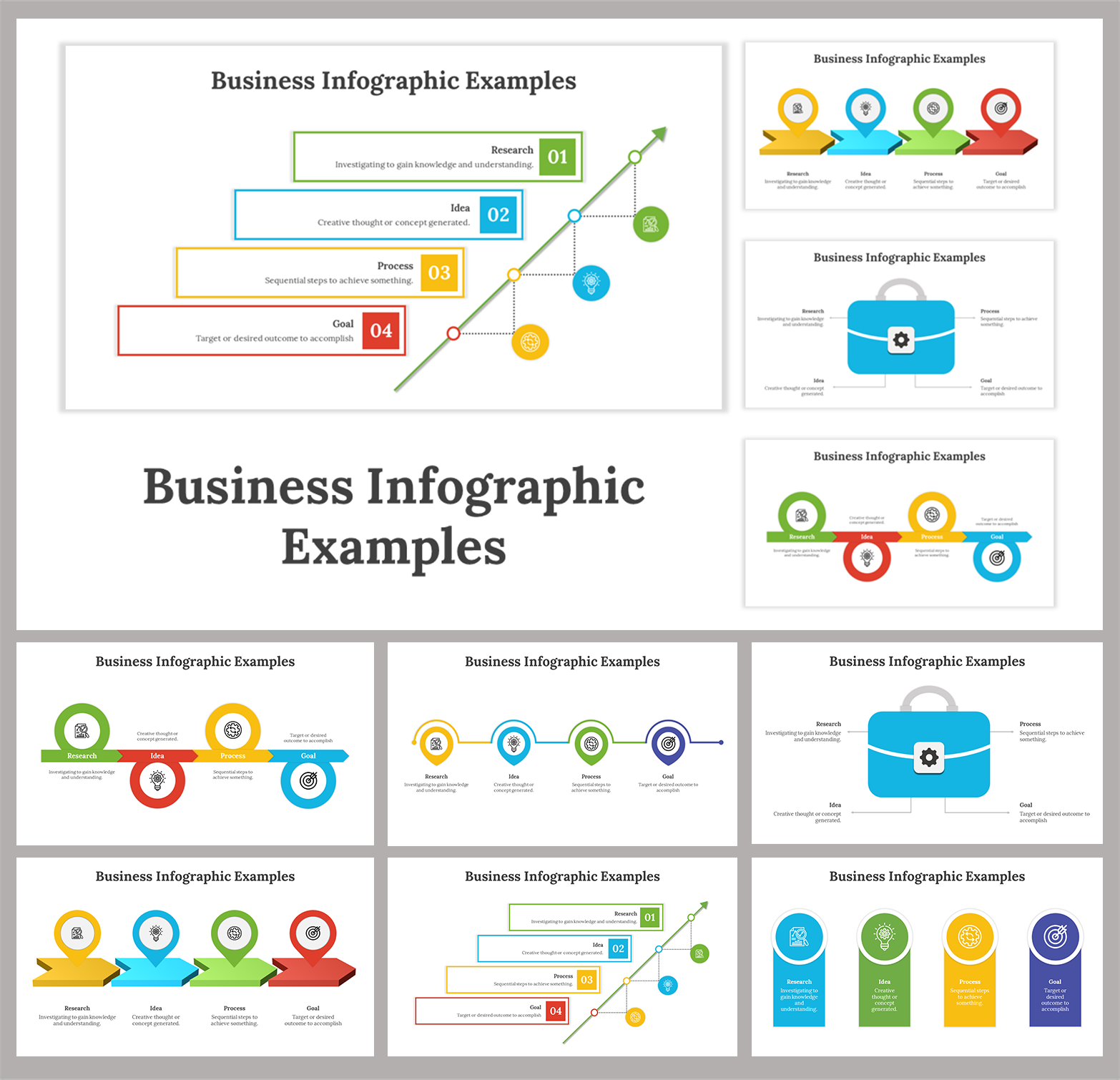 Business Infographic Examples Google Slides Templates